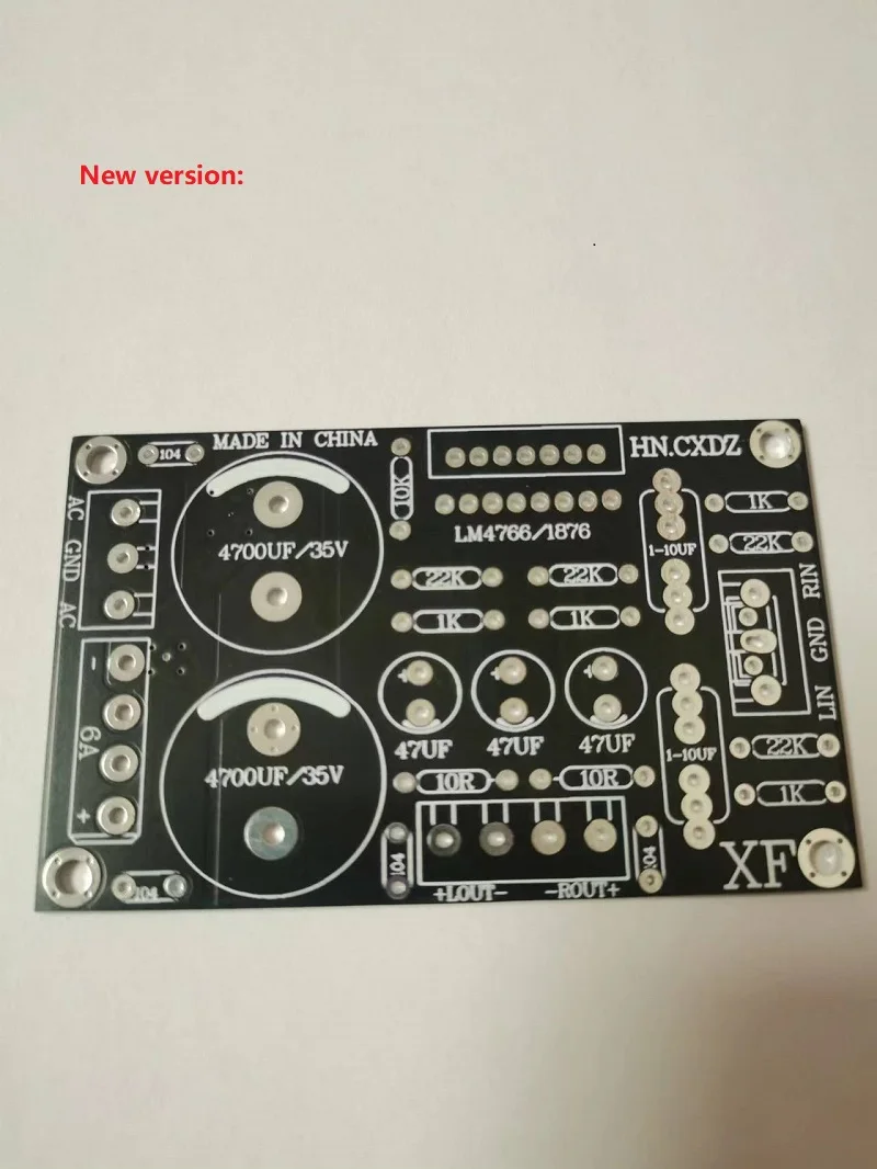 LM1876/LM4766 2.0 Channel 40W+40W Power Amplifier Circuit PCB Board ...