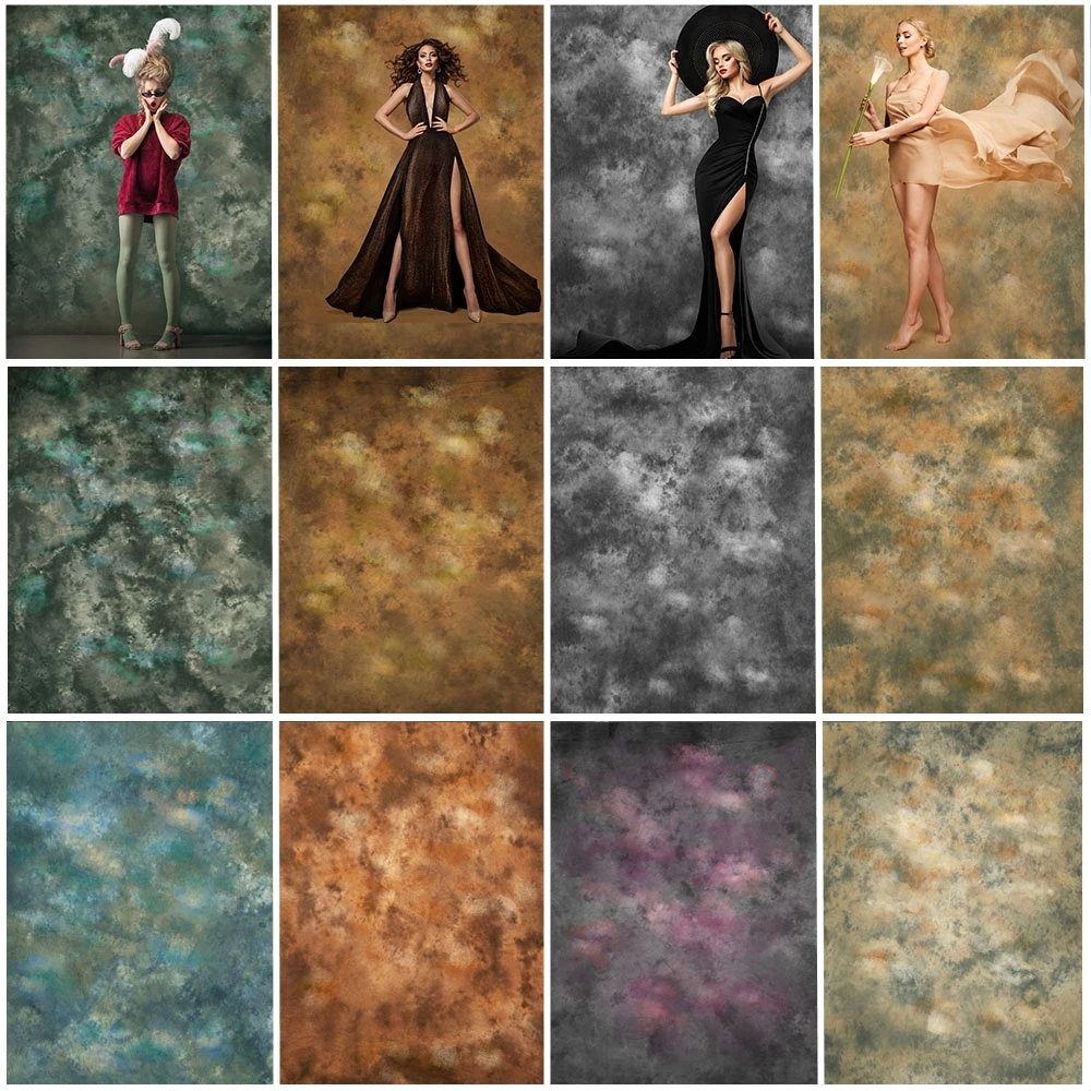 Mocsicka Vintage Backdrop for Photography Abstract Grey Green Adult ...