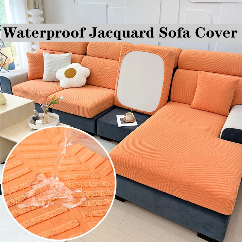 Jacquard-imperme-vel-Sof-Almofada-Capa-grosso-Slipcover-Non-Slip-Universal-Sala-de-estar-L ...