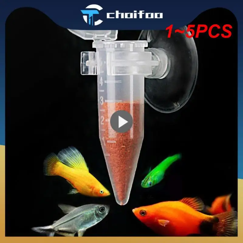 1-5PCS-Automatic-Fish-Feeder-Brine-Shrimp-Feeder-Red-Worm-Feeding ...