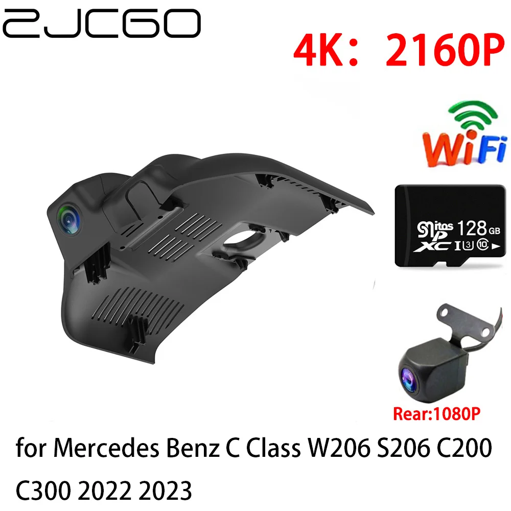 ZJCGO-2K-4K-Car-DVR-Dash-Cam-Wifi-Front-Rear-Camera-2-Lens-24h-Parking ...