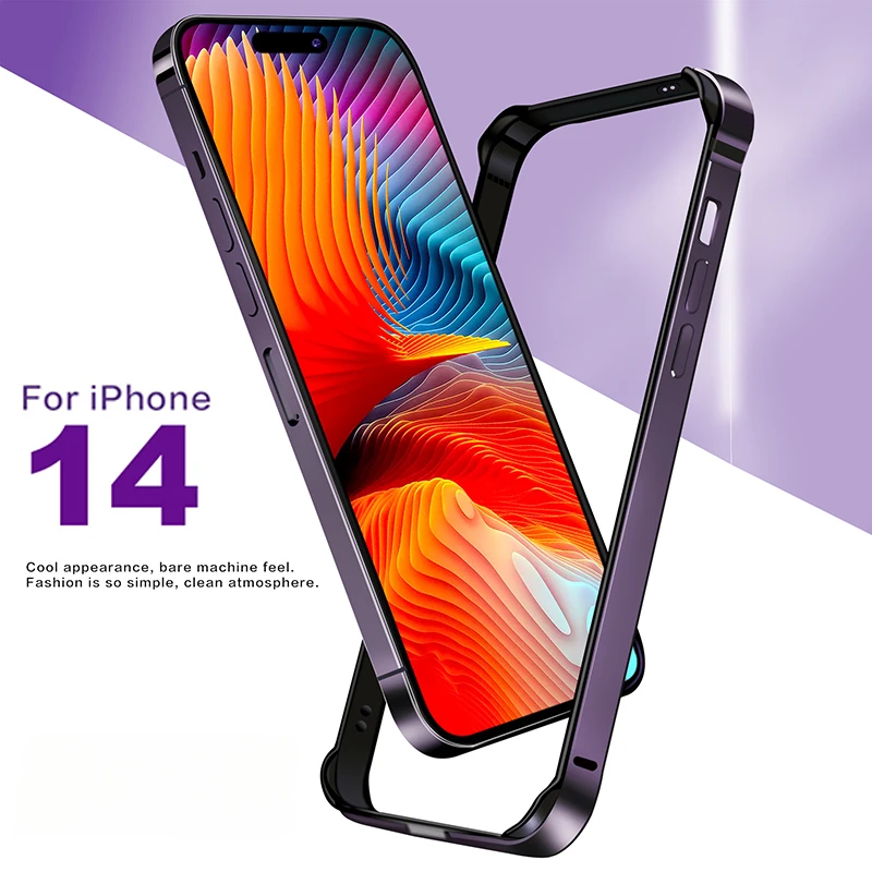 Metal-Border-Phone-Case-For-IPhone-14-13-12-Pro-Max-Plus-Luxury ...