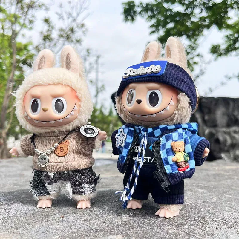 17cm labubu clothes Handsome Fashion Design Set I Idol Dolls Clothes ...