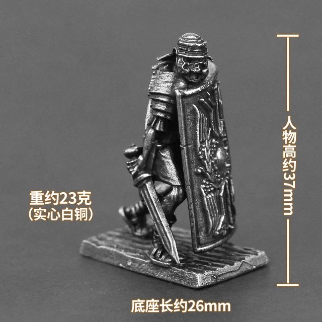 Metal Lost Roman Ninth Legion Soldier Model Army Array Toy Car Mounted ...