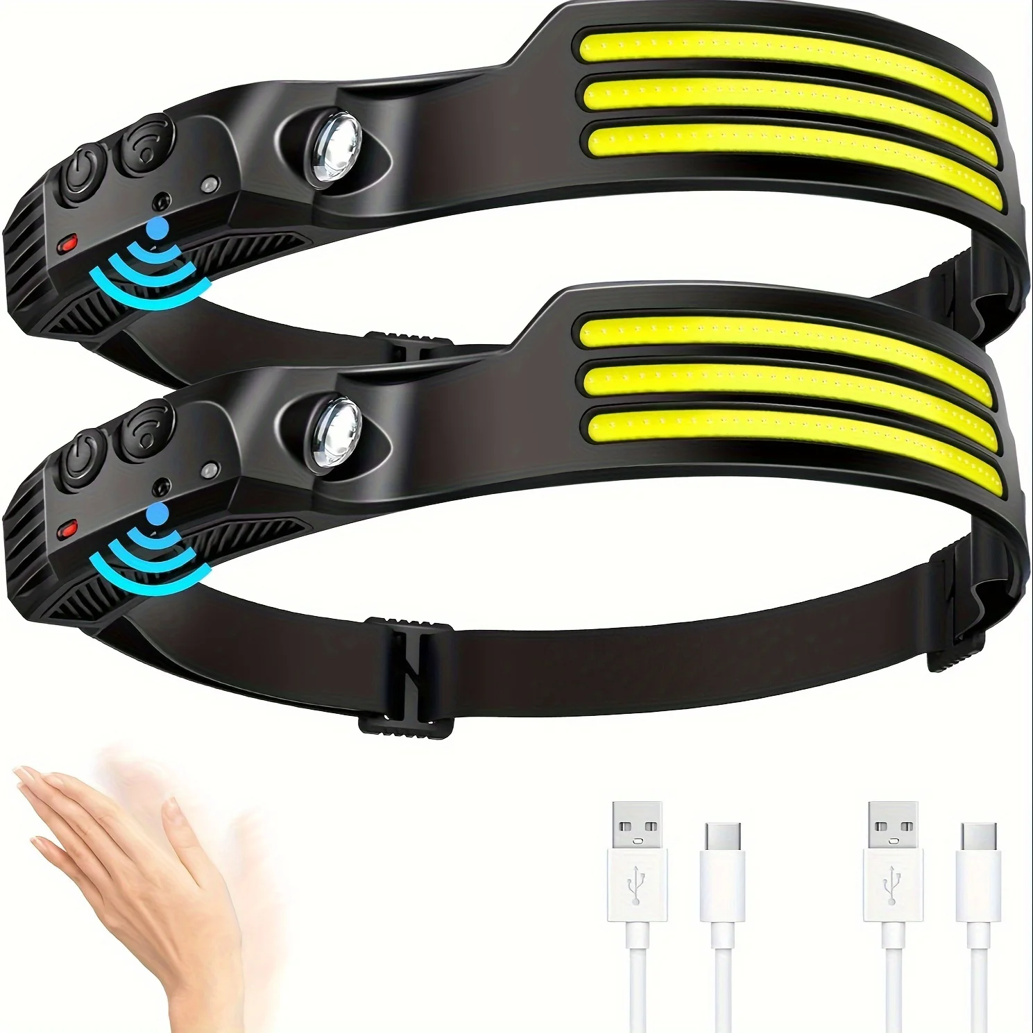 Rechargeable-Super-Bright-Headlight-Adults-Safety-Helmet-Light-For-Work ...