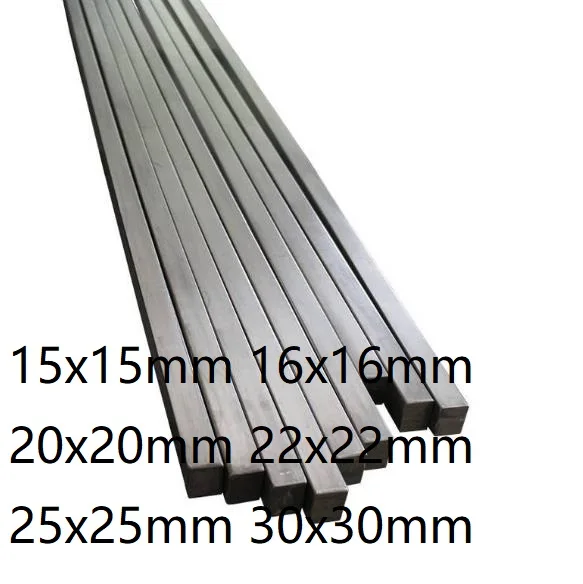 15x15mm-16x16mm-20x20mm-22x22mm-25x25mm-30x30mm-titanium-square-bar ...
