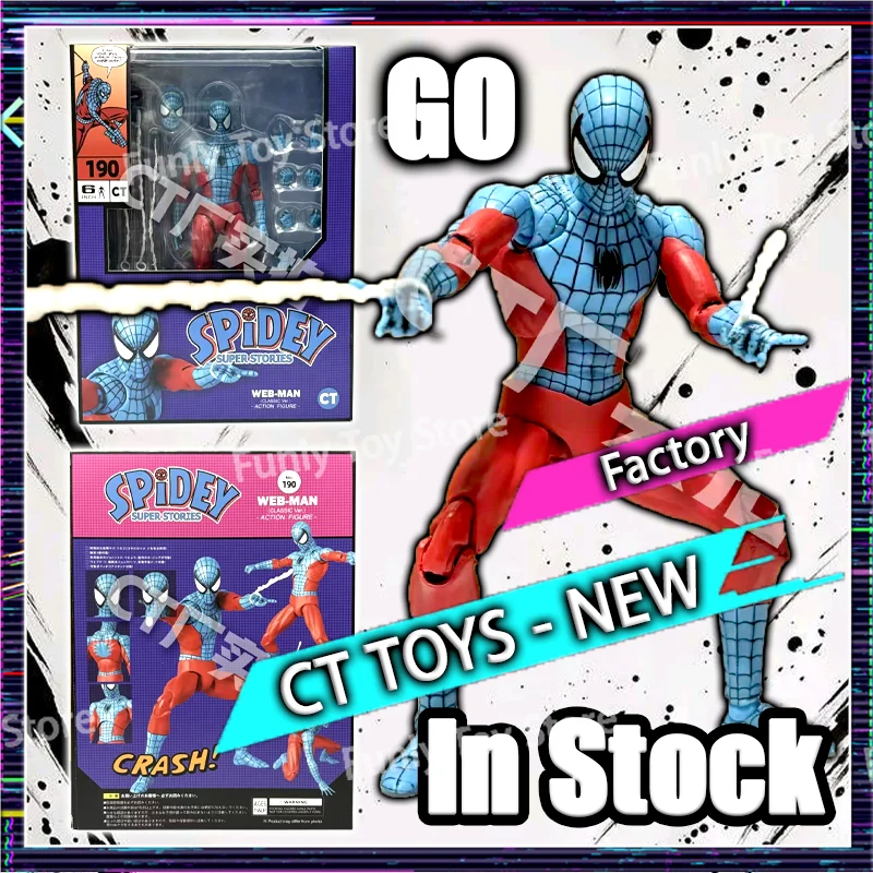Ct-Toys-Spiderman-Web-Man-Mafex-190-Spidey-Super-Stories-Webman-185 ...