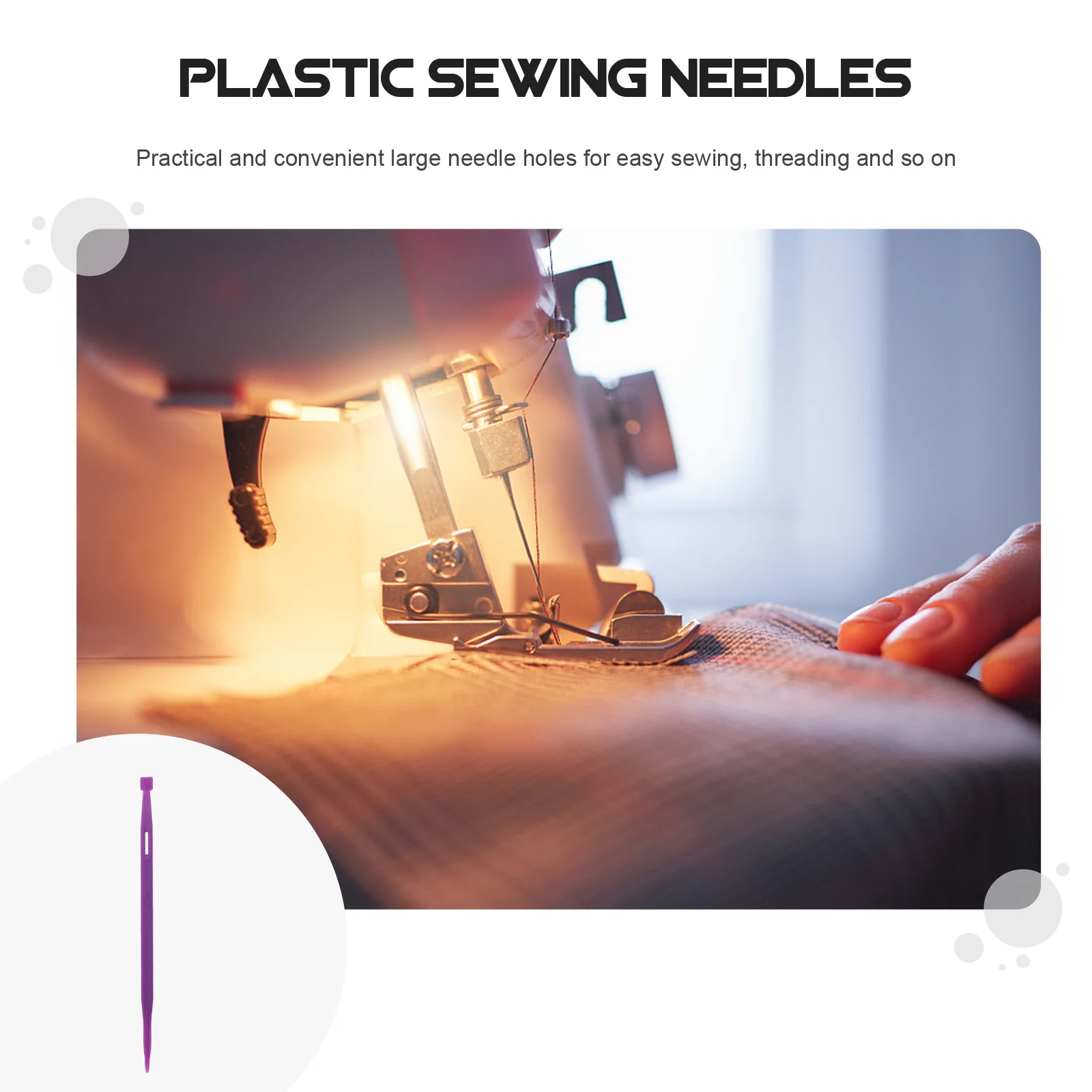 10 Pcs Sewing Needles for Hand Multi-purpose Heavy Duty Easy Threading ...