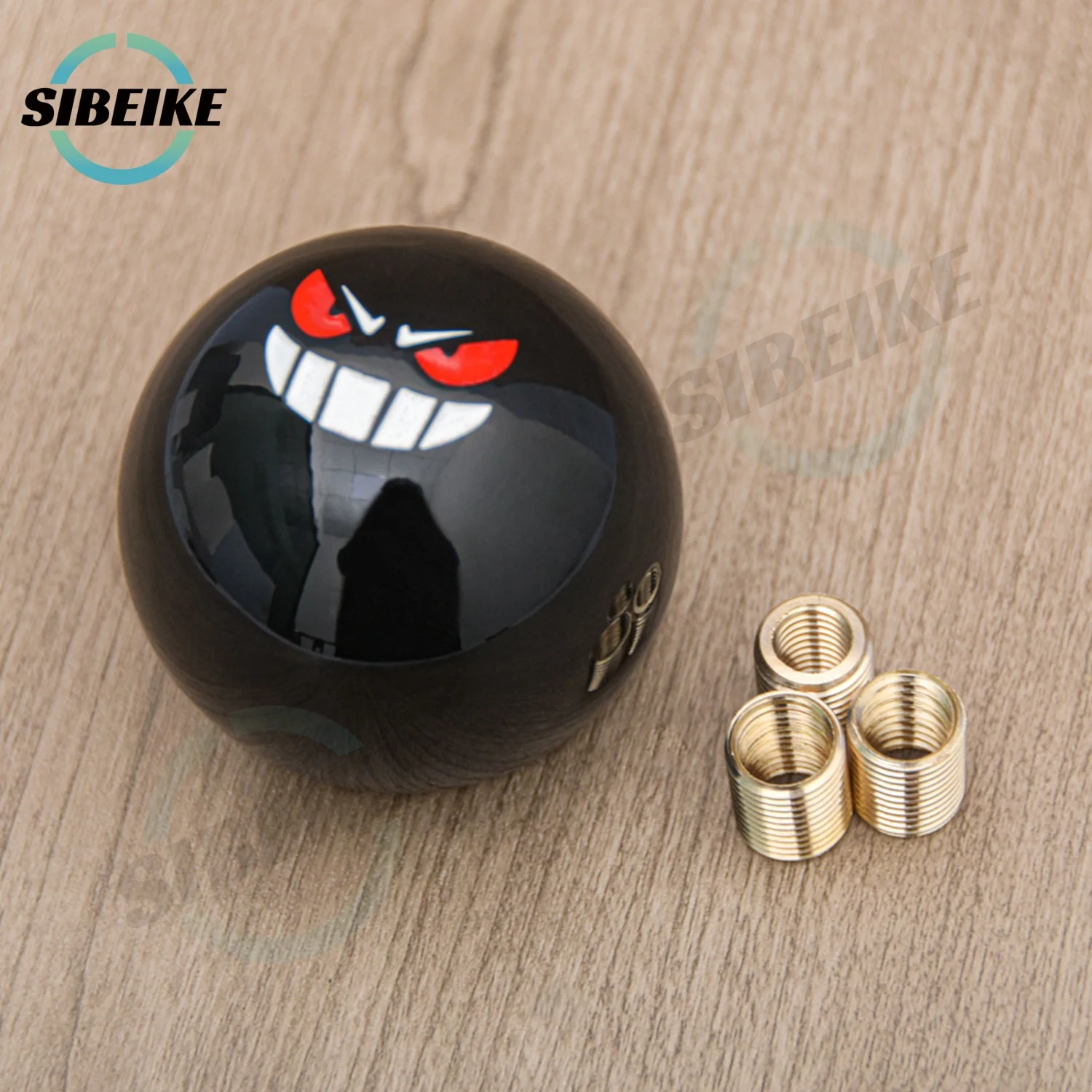 JDM Black Devil Demon Ball Shape Gear Shift Knob Universal Modified ...