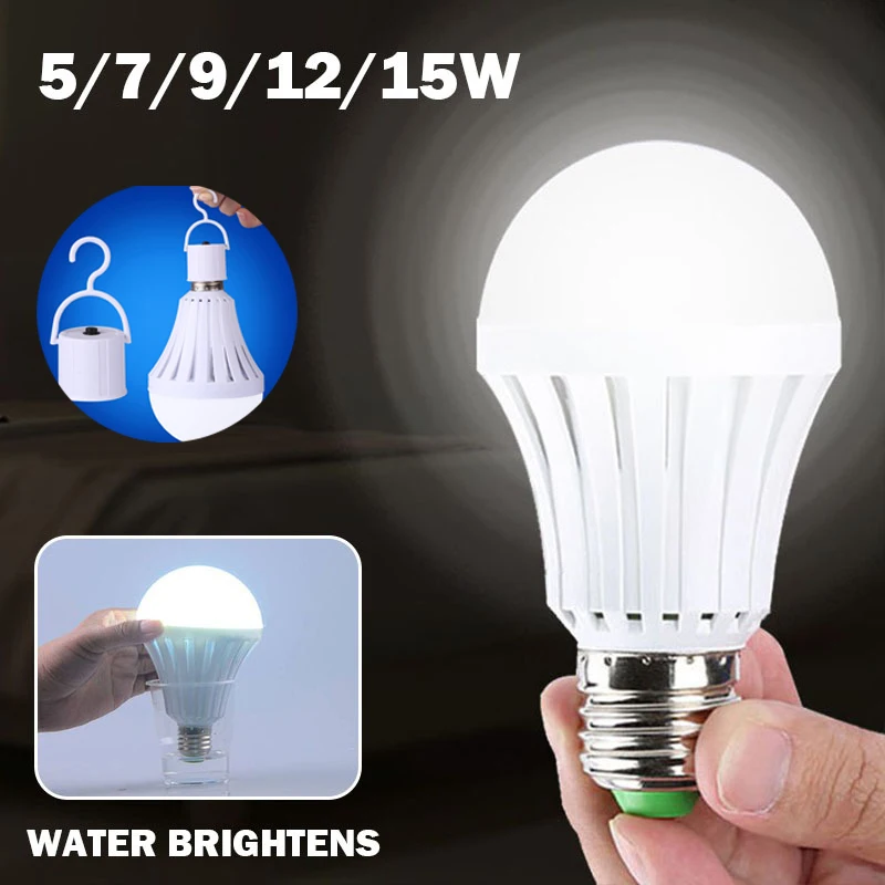 Lámparas Led E27, 5/7/9/12w, Bombilla de emergencia inteligente de 220v, luces Led para el hogar ...