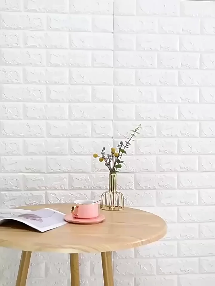 3D Foam Wall & ceiling Stickers 1 pcs 70*77 cm White/Pink/Blue/Green ...