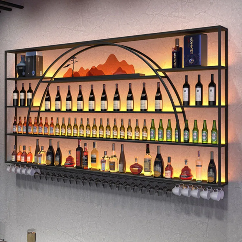Reception-Rack-Bar-Cabinet-Holder-Display-Modern-Bottle-Counter ...