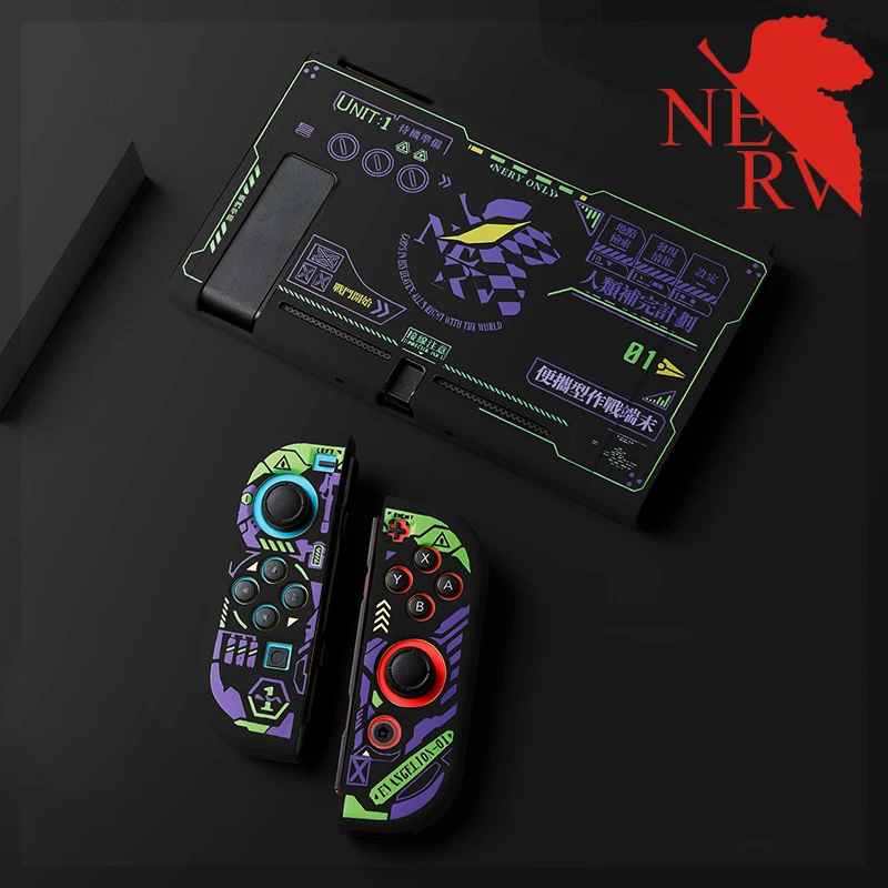 EVANGELION carcasa suave de TPU Eva para Nintendo Switch Ns, funda protectora a prueba de golpes ...