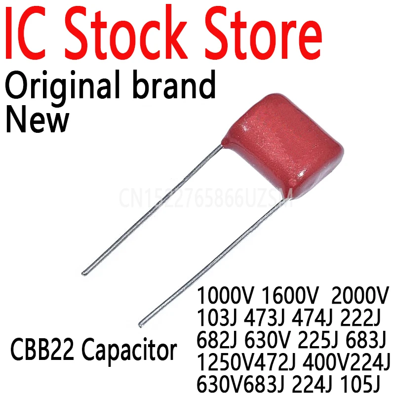 1 PACK CBB22 Capacitor 1000V 1600V 2000V 103J 473J 474J 222J 682J 630V ...