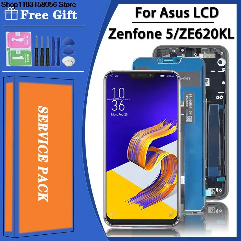 Tela-de-toque-original-Tela-Flex-para-Asus-Zenfone-5-Ze620kl-X00qd ...