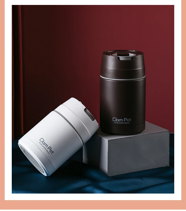 LUNCH BOX,Orange-0.8L--Marmite à ragoût Portable, boîte à déjeuner ...