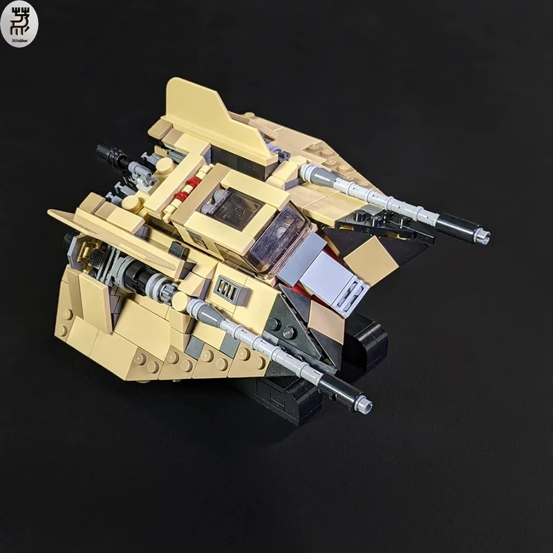 574PCS MOC Snowspeeder & Sandspeeder Combo Figure Scale Rebels Aircraft ...