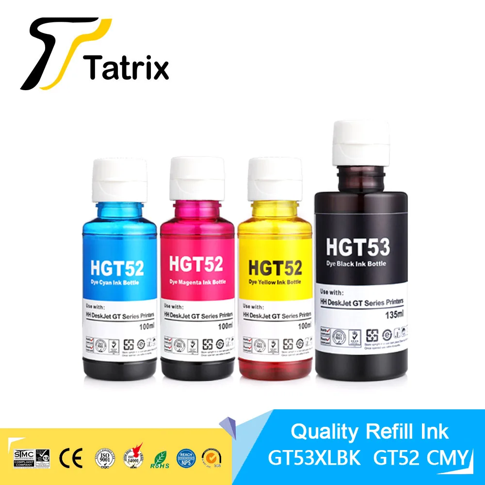 Tatrix-Refill-Dye-Ink-Kit-For-HP-GT53XL-GT52-For-HP-Ink-Tank-319-410 ...