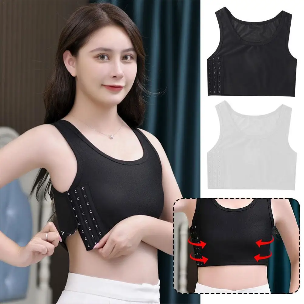 Girls' Wrap Chest Plastic Bra Sports Vest Female Breast Reduction ...