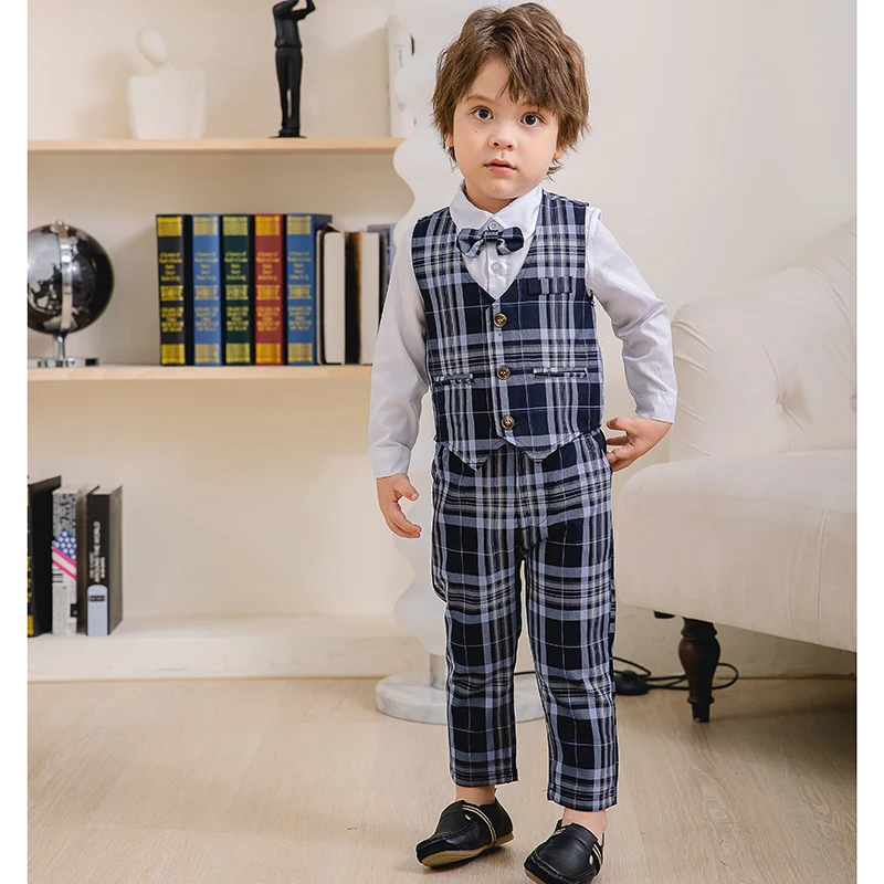 Baby-Boy-Formal-Suit-Boys-Birthday-Party-Dress-Long-Sleeve-Shirt-BowTie ...