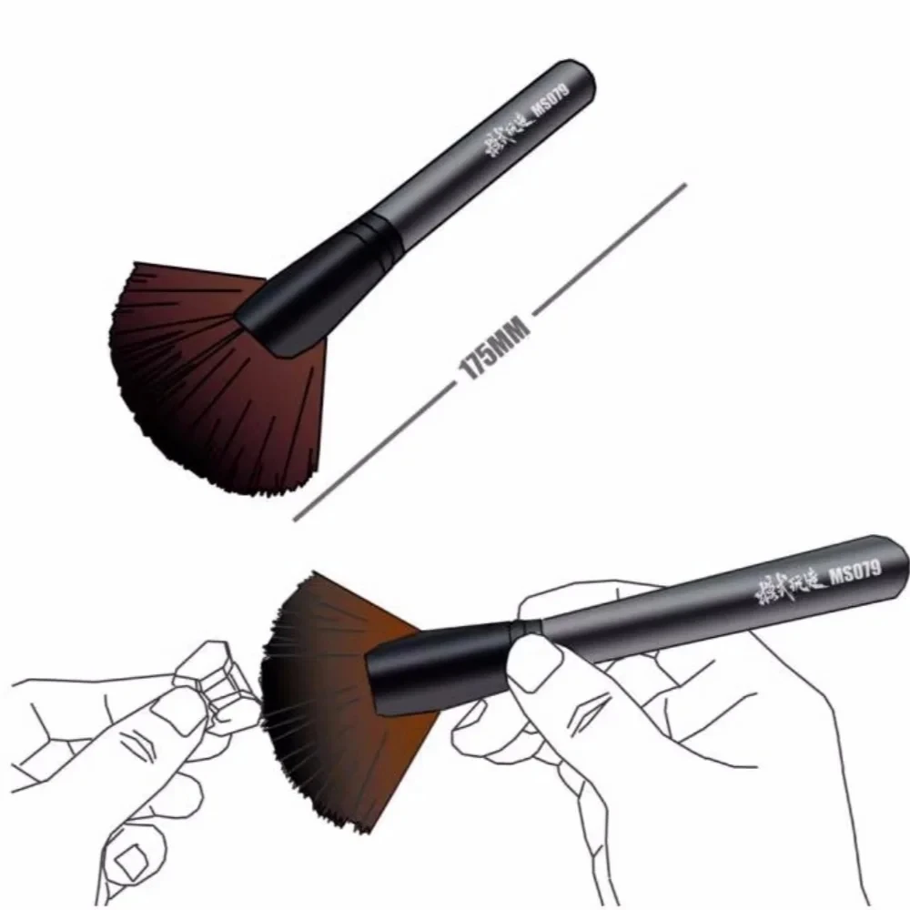 Dust Removal Brush Model Cleaning Tools Fan-shaped Soft Brush for ...