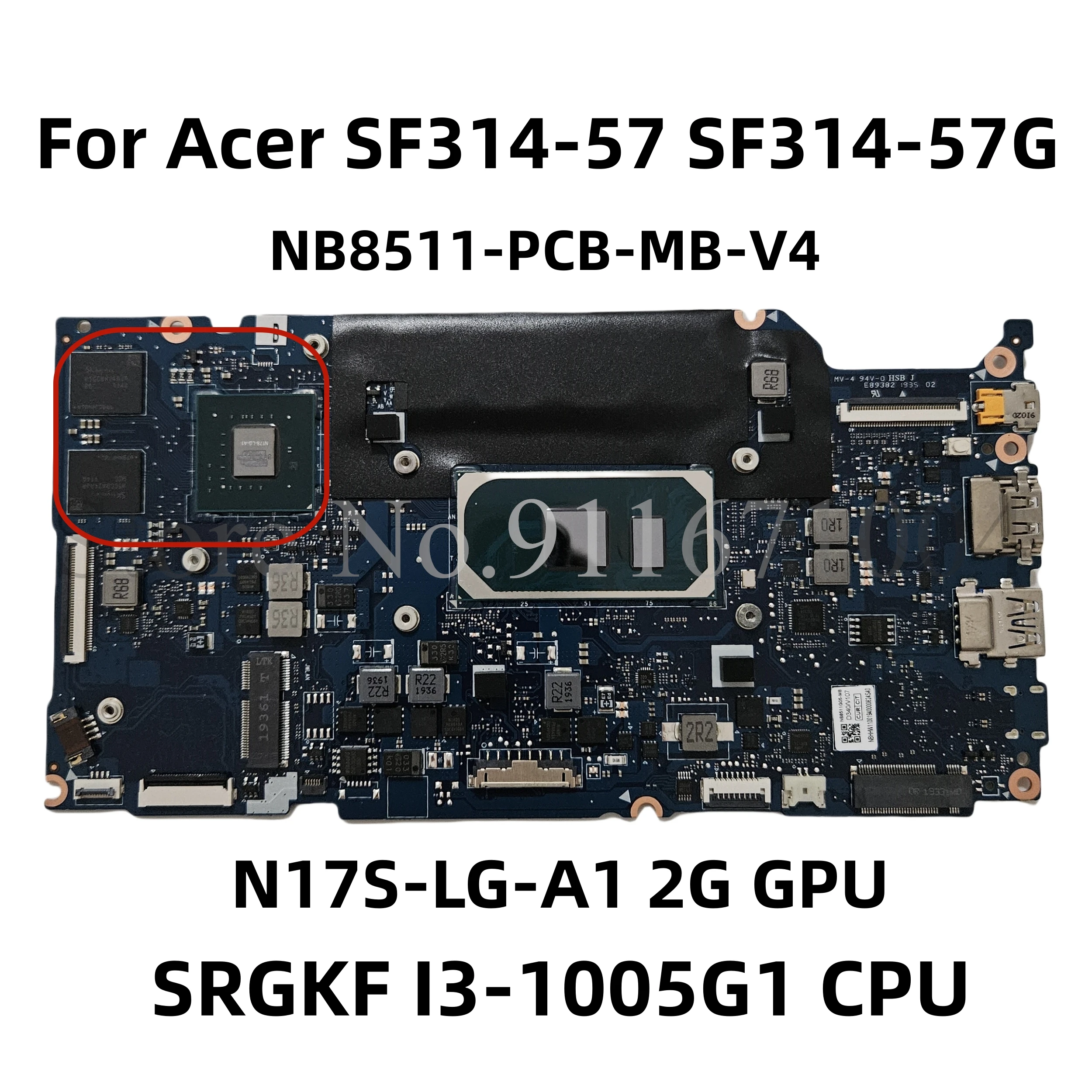 NEW-For-Acer-Swift-SF314-57-SF314-57G-Laptop-Motherboard-NB8511-NB8511 ...