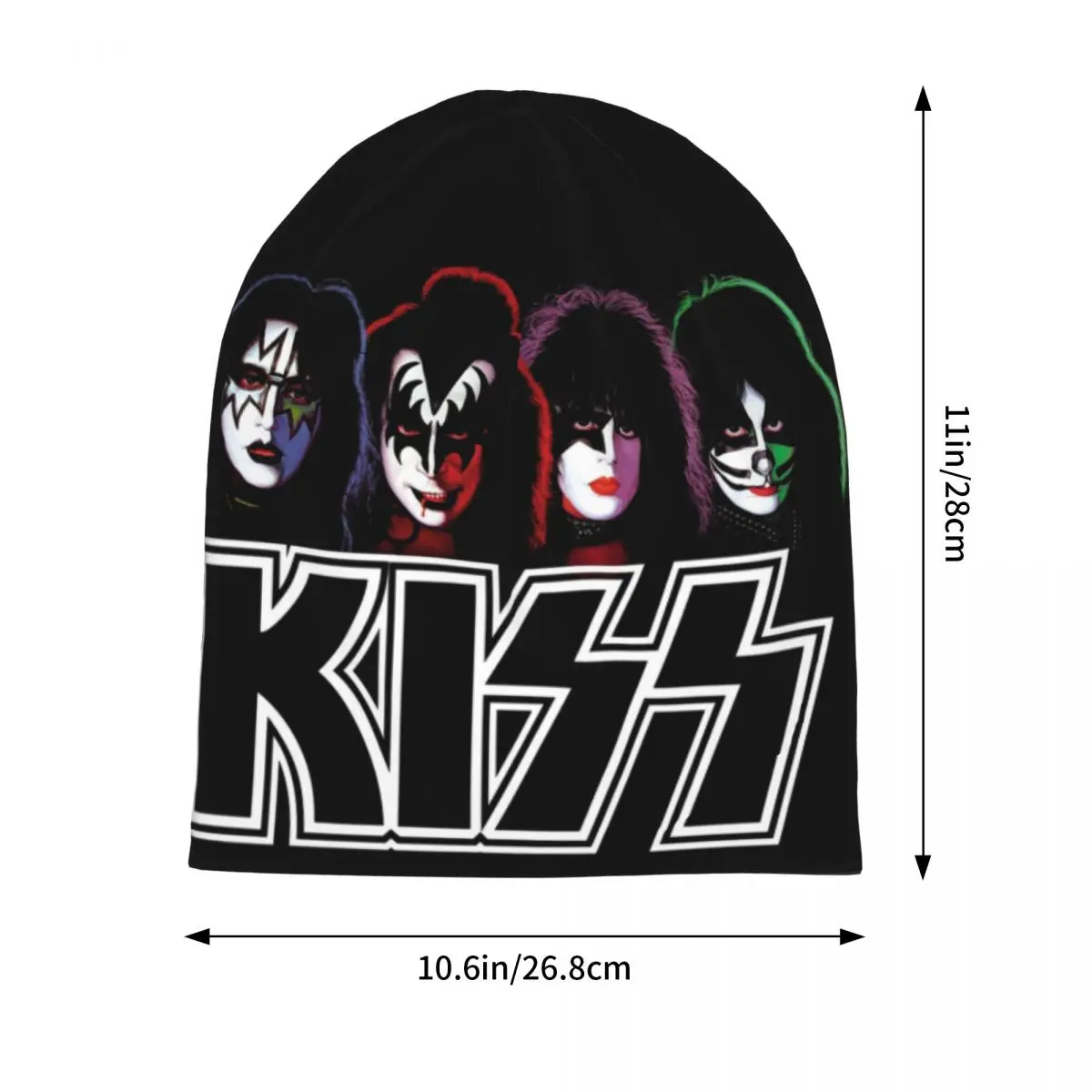 Kiss Band Logo Faces