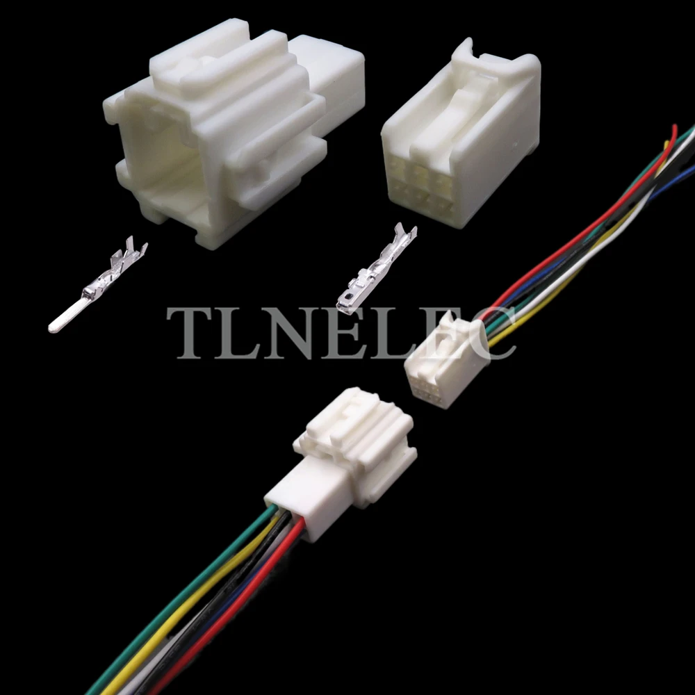 6-Pin-Way-Automobile-Male-Female-Wiring-Harness-Connector-with-Wires ...