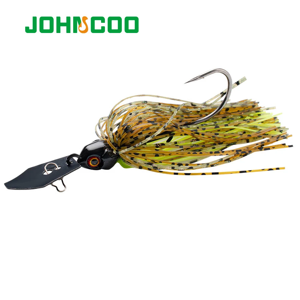 JOHNCOO-9g-Chatter-Bait-Spinner-Bait-Weedless-Fishing-Lure-Buzzbait ...