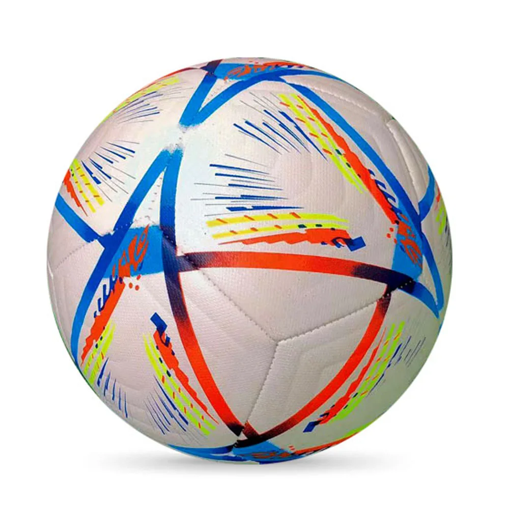 Machine-Stitched-Football-PU-Futbol-Standard-Size-5-Ball-Sports-League ...