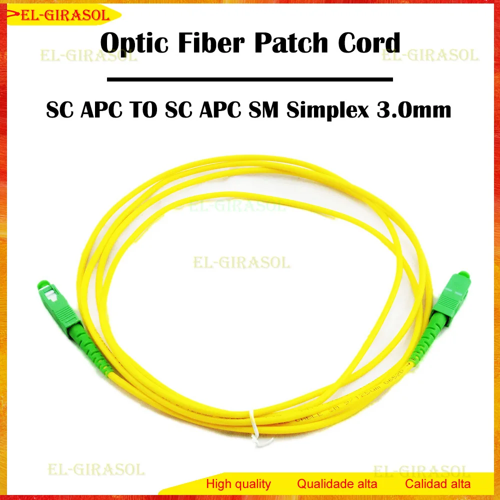 10PCS-SC-APC-To-SC-APC-Optical-Fiber-Patch-Cord-High-Quality-Fiber ...