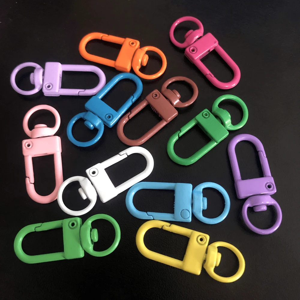 10Pcs-lot-Candy-Color-Metal-Keychain-Clasp-Hooks-Bag-Buckle-DIY ...
