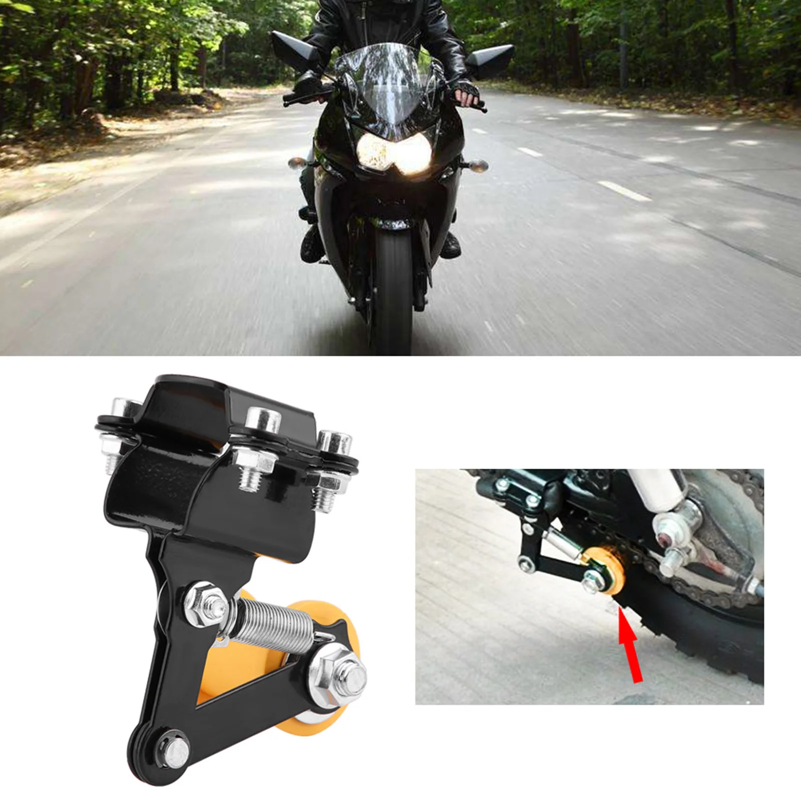 Adjuster-Chain-Tensioner-On-Roller-Motorcycle-Modified-Accessories ...