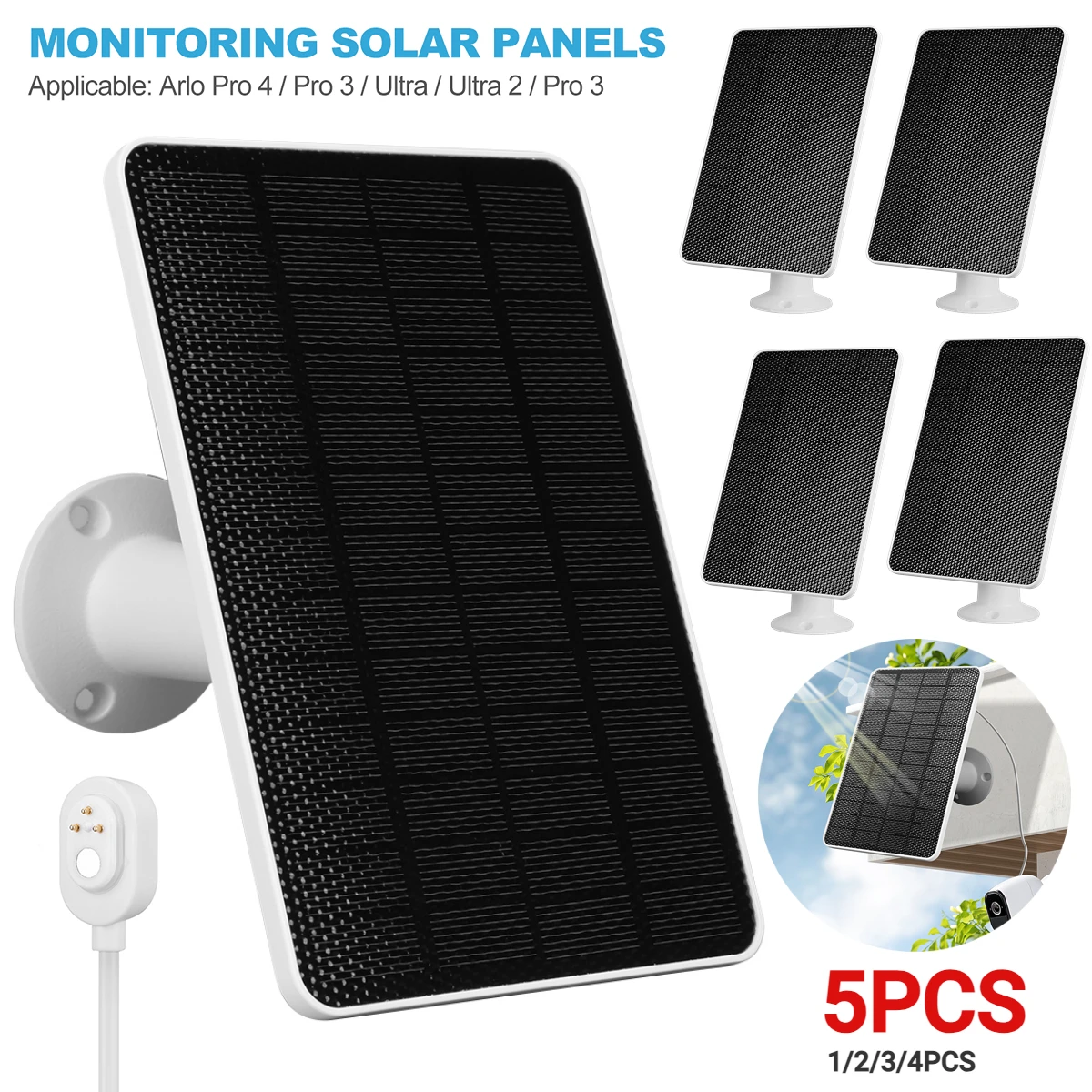 10W-Solar-Panel-for-Arlo-Ultra-Ultra-2-Pro-3-Pro-4-Pro-3-Waterproof ...