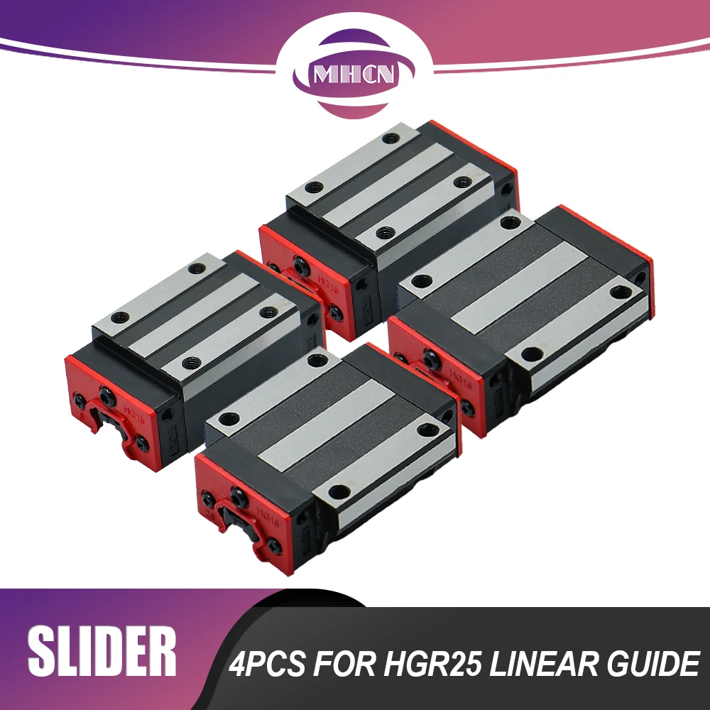 MHCN 4 Pçs/conjunto HGH25CA HGW25CC Deslize o bloco para HGR25 Guias ...