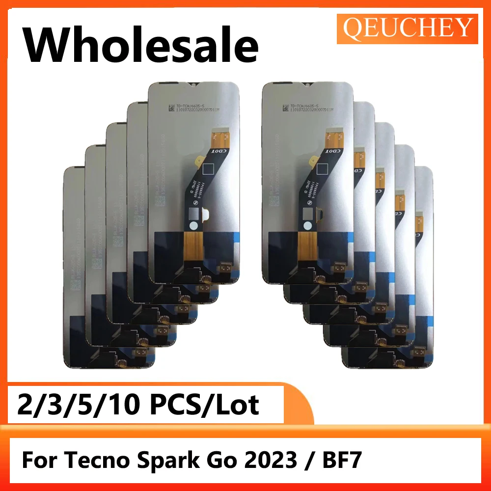 2-3-5-10-Piece-Lot-Original-For-Tecno-Spark-Go-2023-BF7-LCD-Display ...
