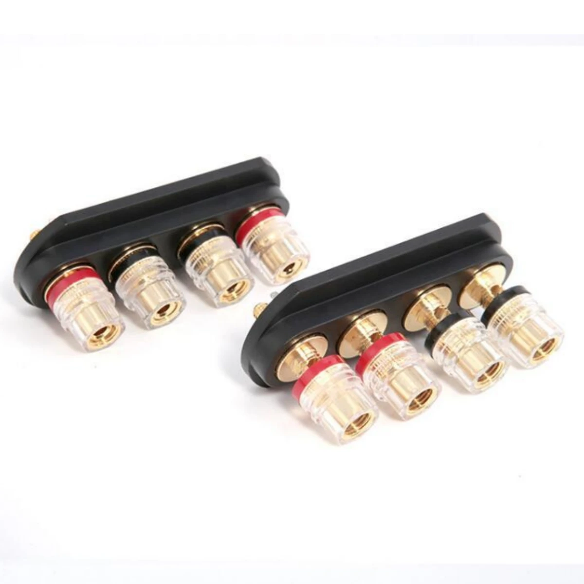 1pcs-Speaker-Amplifier-Output-4-Position-Terminal-Block-Speaker-Gold ...