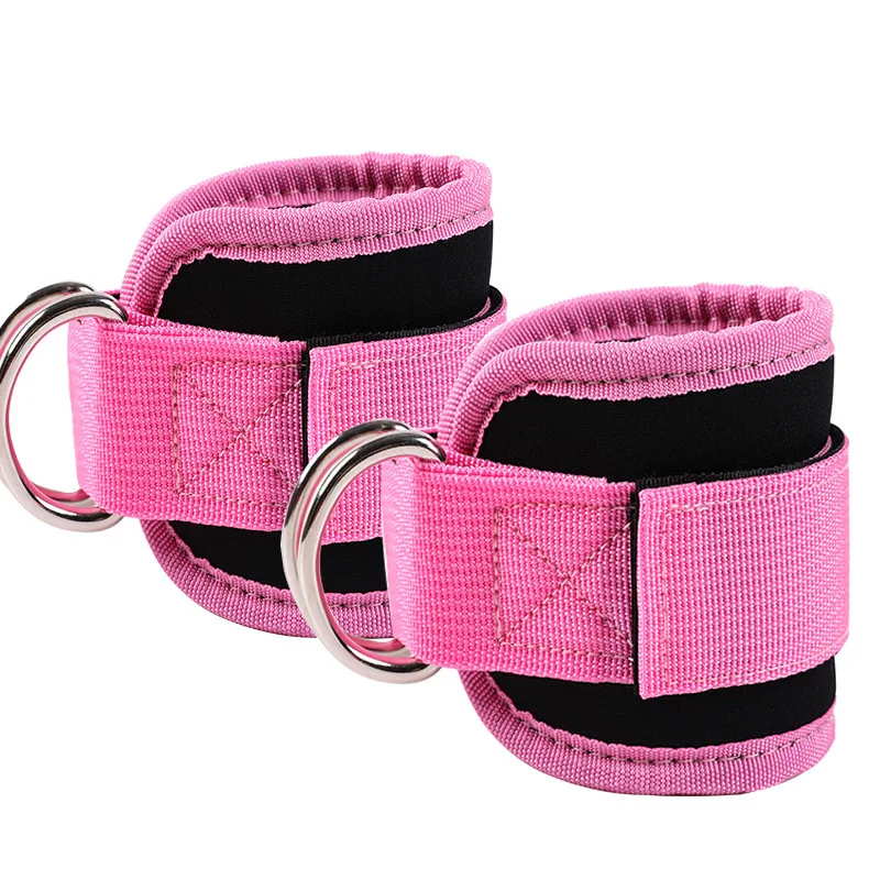 Cable Ankle Straps Double D-Ring Ankle Cuffs For Gym Workouts Glutes ...