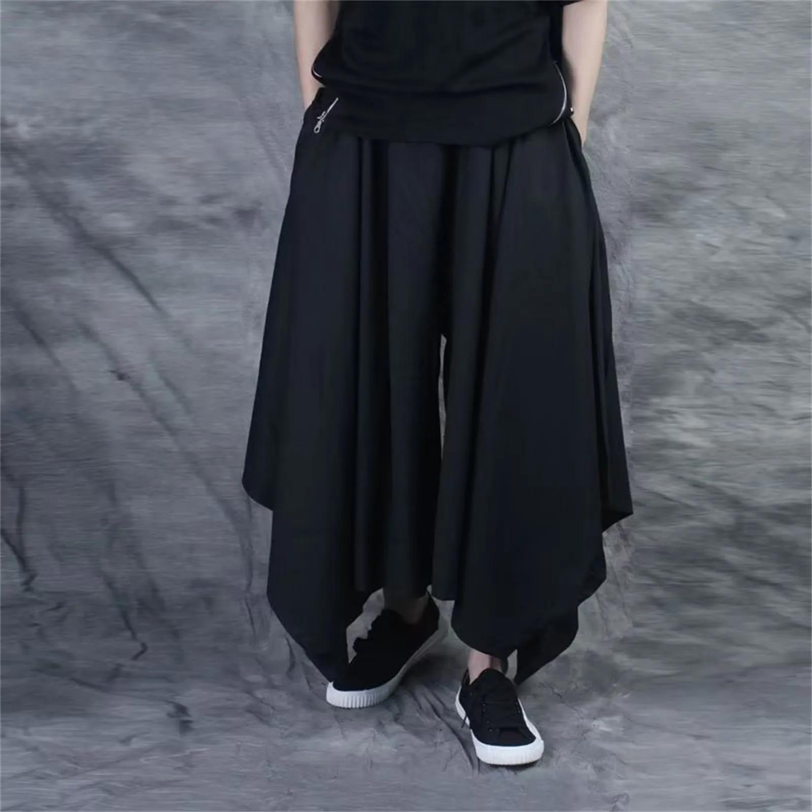 Pants For Men Summer Autumn Loose Wide Leg Harem Pant Japanese Style ...