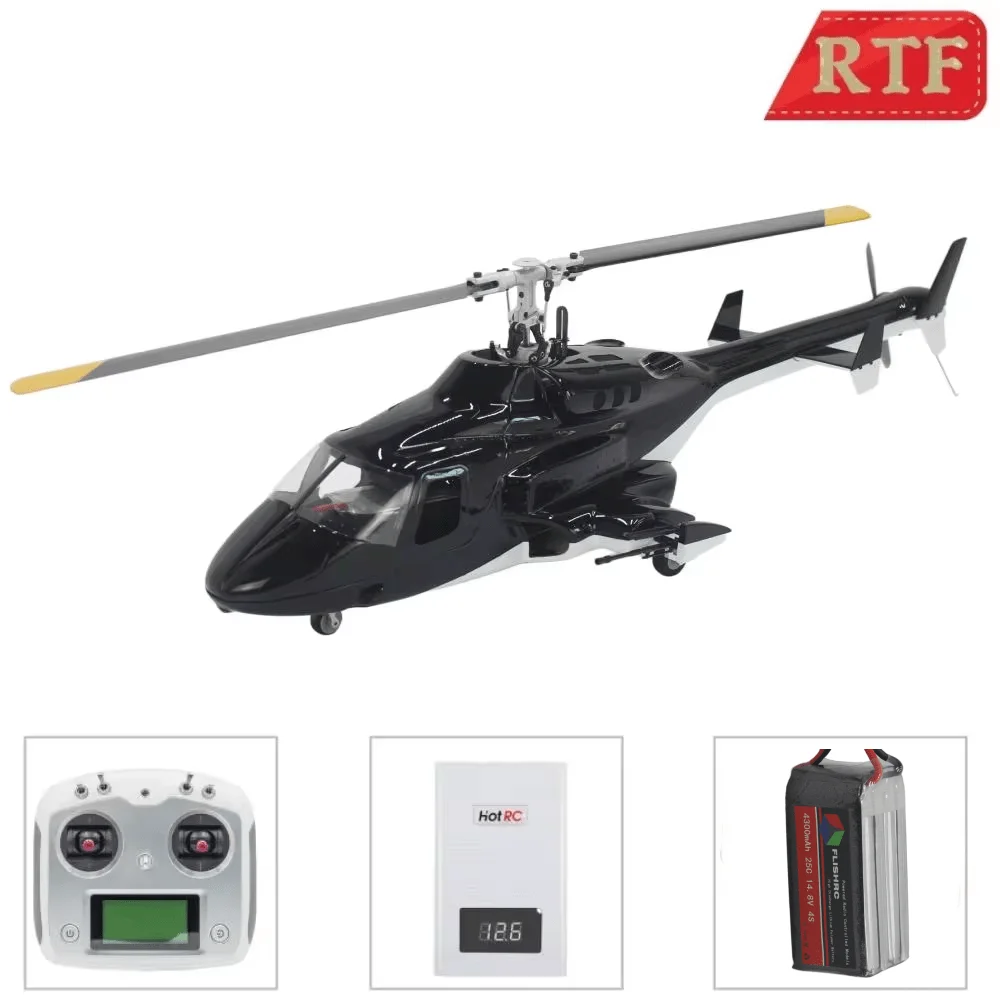 FL450-V4-FLISHRC-Roban-Airwolf-450-Tamanho-Helic-ptero-Escala-6CH-RC ...