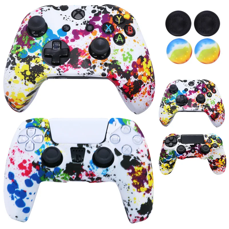 Ps4 Controller Protective Skin | Ps4 Silicone Cover Skin Grip ...