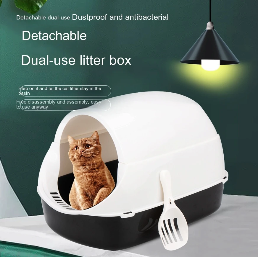 Frisco Open Top Cat Litter Box Rim | Train Cats Use Litter Box - Fully ...