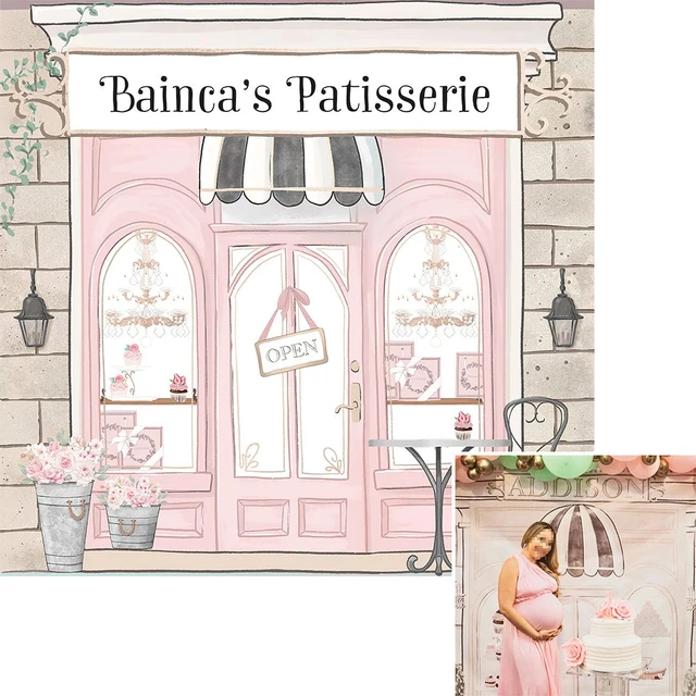 Pink Bakery Shop Front