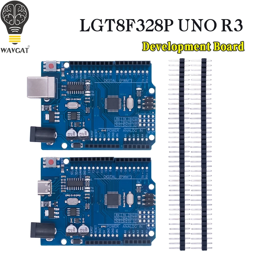 Placa-de-desarrollo-WAVGAT-LGT8F328P-UNO-R3-CH340G-repuesto-de-16Mhz-para-Arduino-UNO-R3 ...