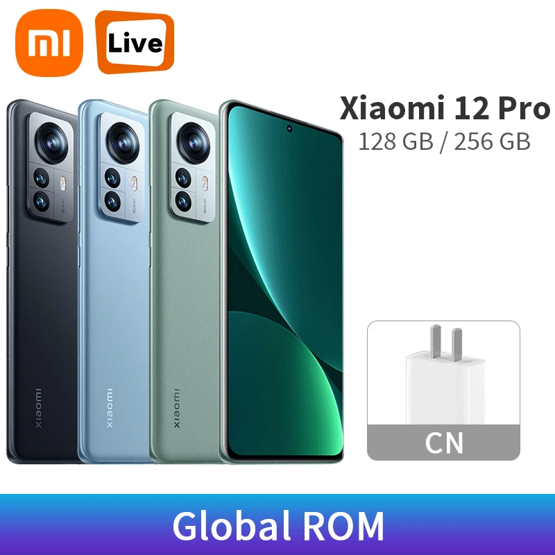 Xiaomi Mi 12 Pro Smartphone, ROM Global, Snapdragon 8 Gen 1, 128GB ...