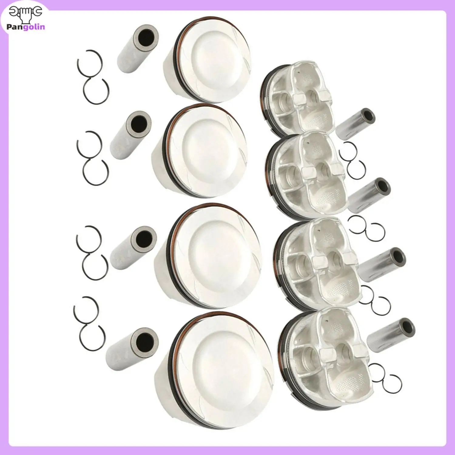 8pcs M157 Engine Pistons Rings Set For Mercedes-Benz W166 C218 X218 ...