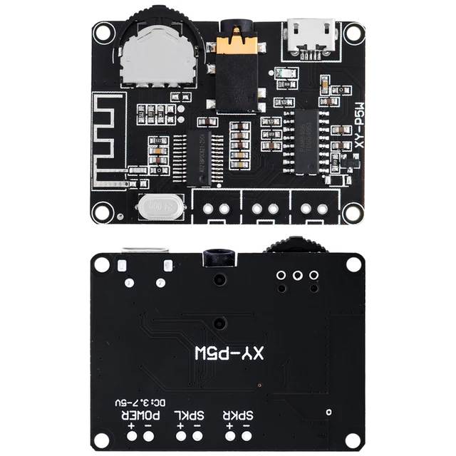 EGBO 5W+5W PAM8406 Bluetooth 5.0 DC3.7-5V stereo audio power amplifier ...