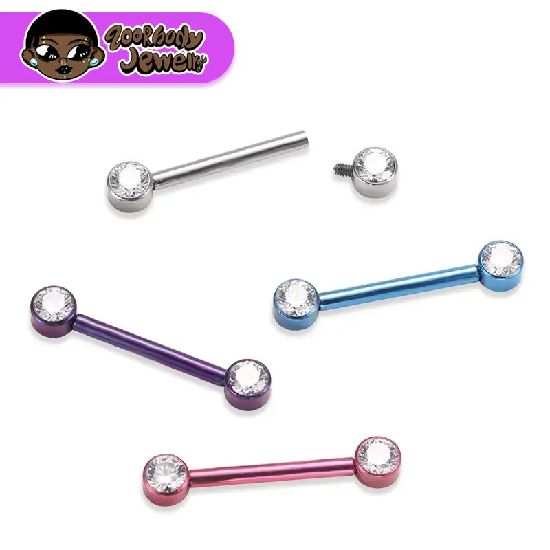 ASTM-F136-Titanium-Nipple-Tongue-Ring-Barbell-Straight-Piercing ...