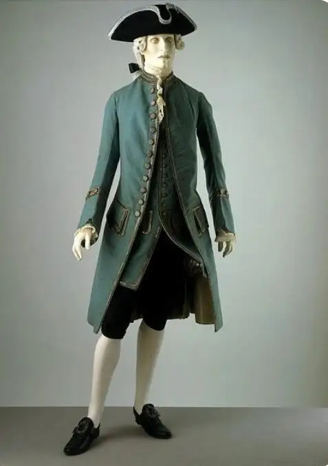 18th Century Rococo Victorian Baroque Period Men's Costume Suit Marie ...