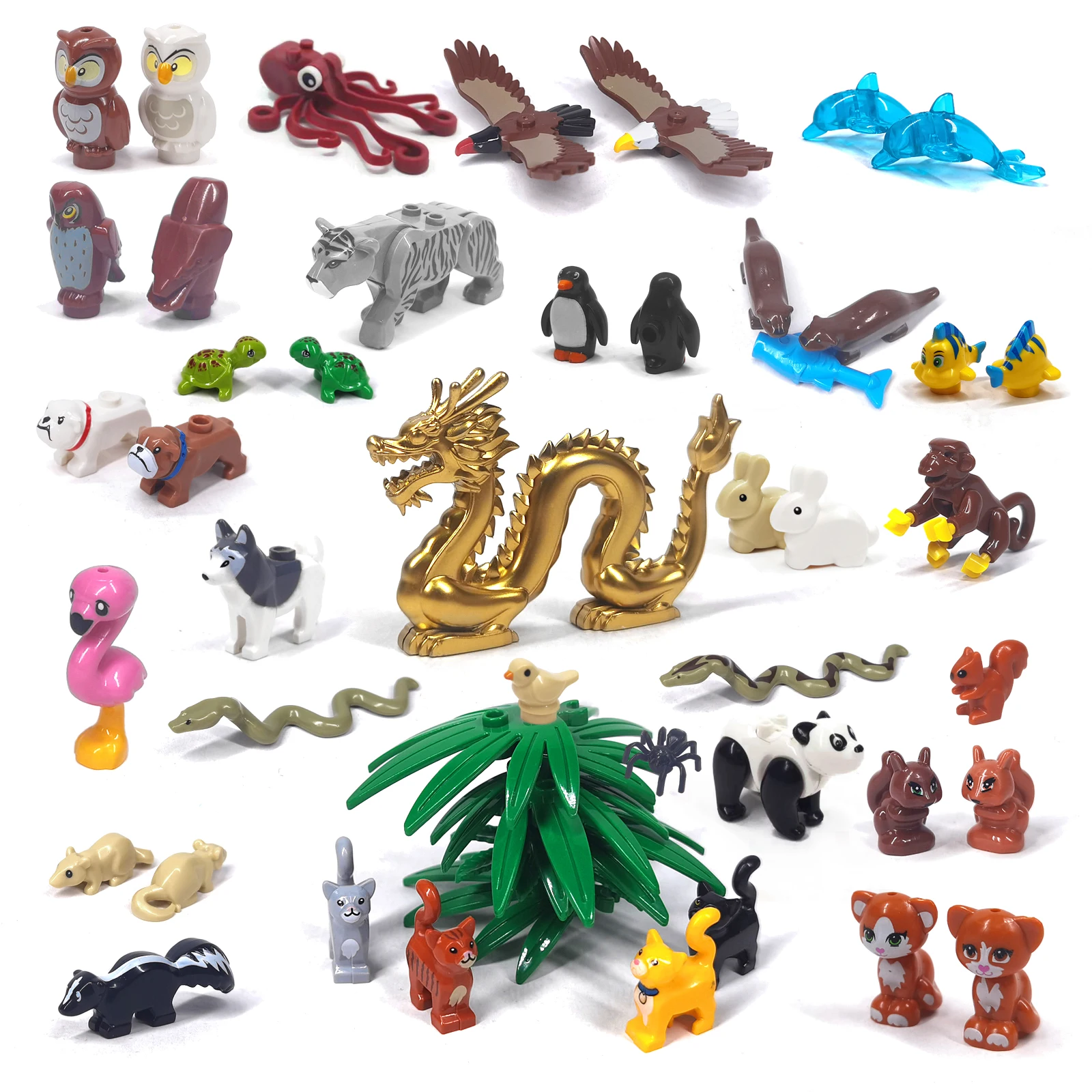 MOC-Blocks-Animals-Divine-Beast-Chinese-Dragon-Building-Bricks-Third ...